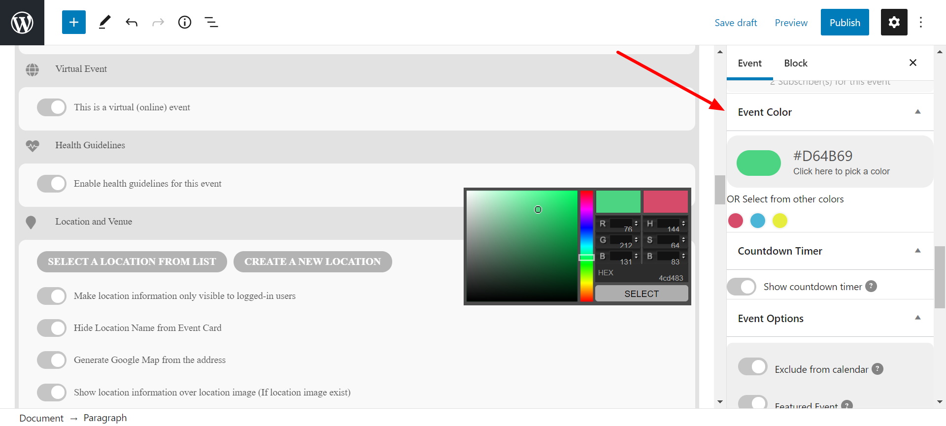 Getting Started with EventON: Adding Events - Documentation