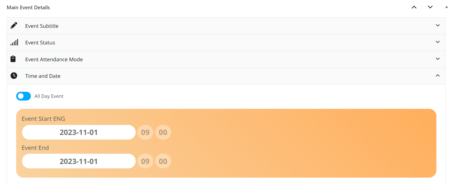 Getting Started with EventON: Adding Events - Documentation