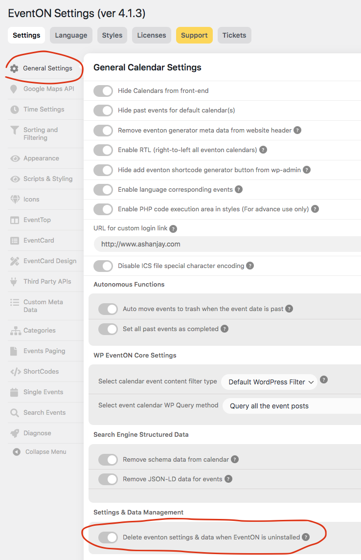 How to Update EventON - Documentation