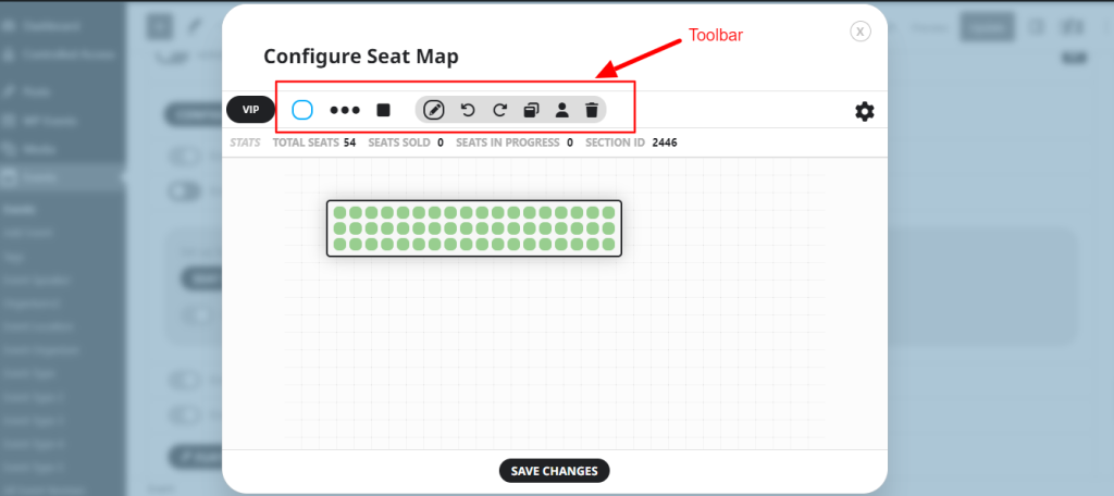 How to Set Up Seat Layout Map from the Admin Dashboard - Documentation