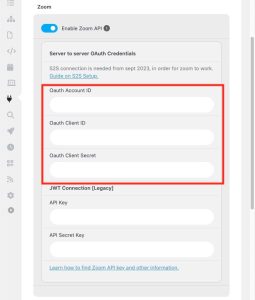 How to Generate Zoom API Credentials - Documentation
