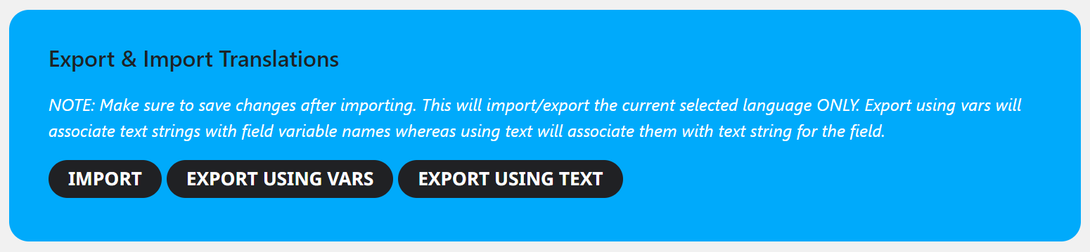 How to Bulk Update Language Translations Using the Import/Export Tool ...