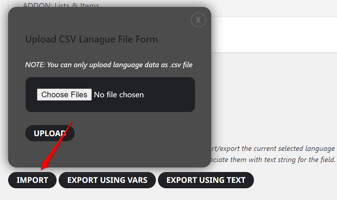 How to Bulk Update Language Translations Using the Import/Export Tool - Documentation