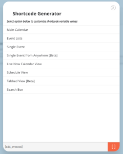 What is shortcode Generator - Documentation